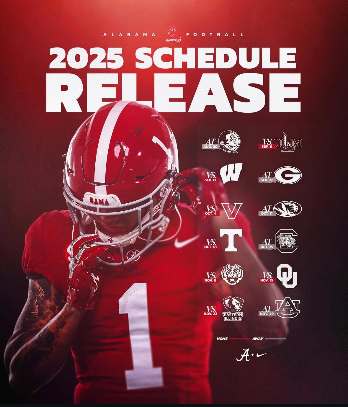 2026 Alabama Football Schedule Revealed: Mark Your Calendars for Game Day!